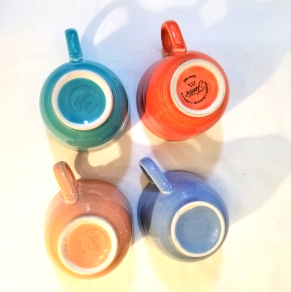 Fiestaware | Kitchen | Fiestaware Coffee Tea Cups Color Mix | Poshmark